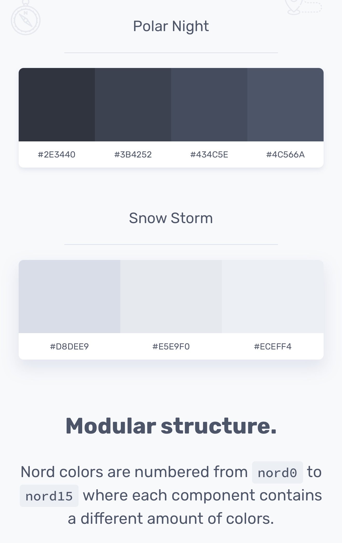 Nord — An arctic, north-bluish color palette. – 🚀 STELLAR WEB DISCOVERIES