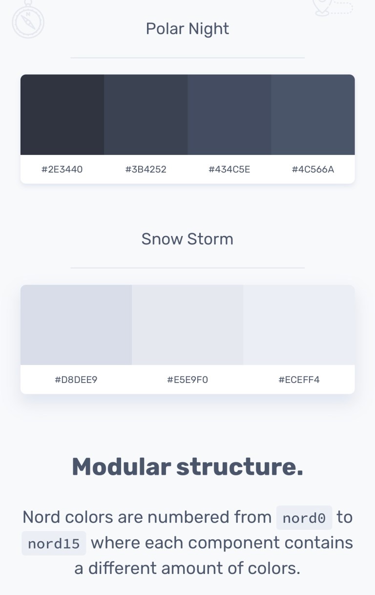 Nord — An arctic, north-bluish color palette. – 🚀 STELLAR WEB DISCOVERIES